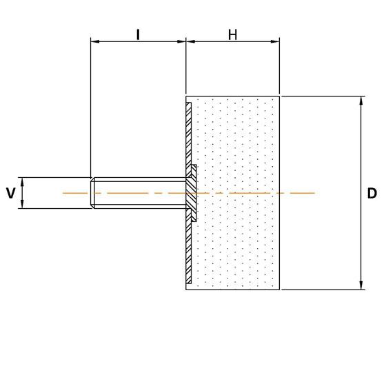 Male Flat Buffers, Cylindrical Buffers: AV Mounts Online